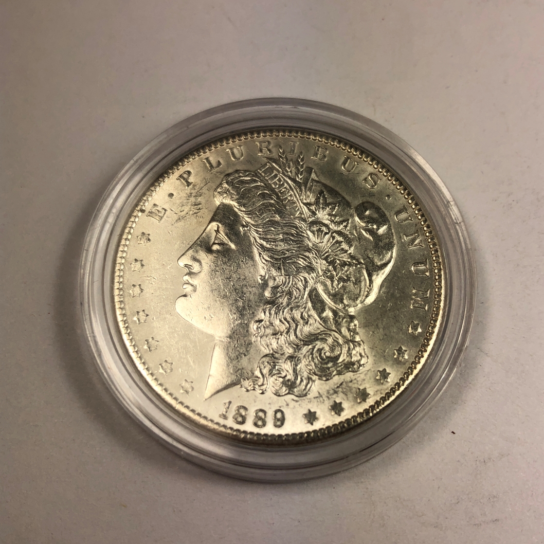1889 Morgan Silver Dollar*High Grade*In Protective Capsule | Property Room