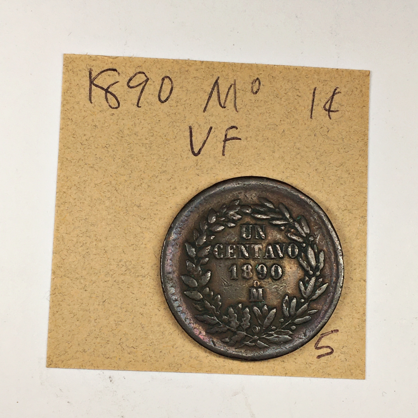 1890Mo Mexico 1 Centavo | Property Room
