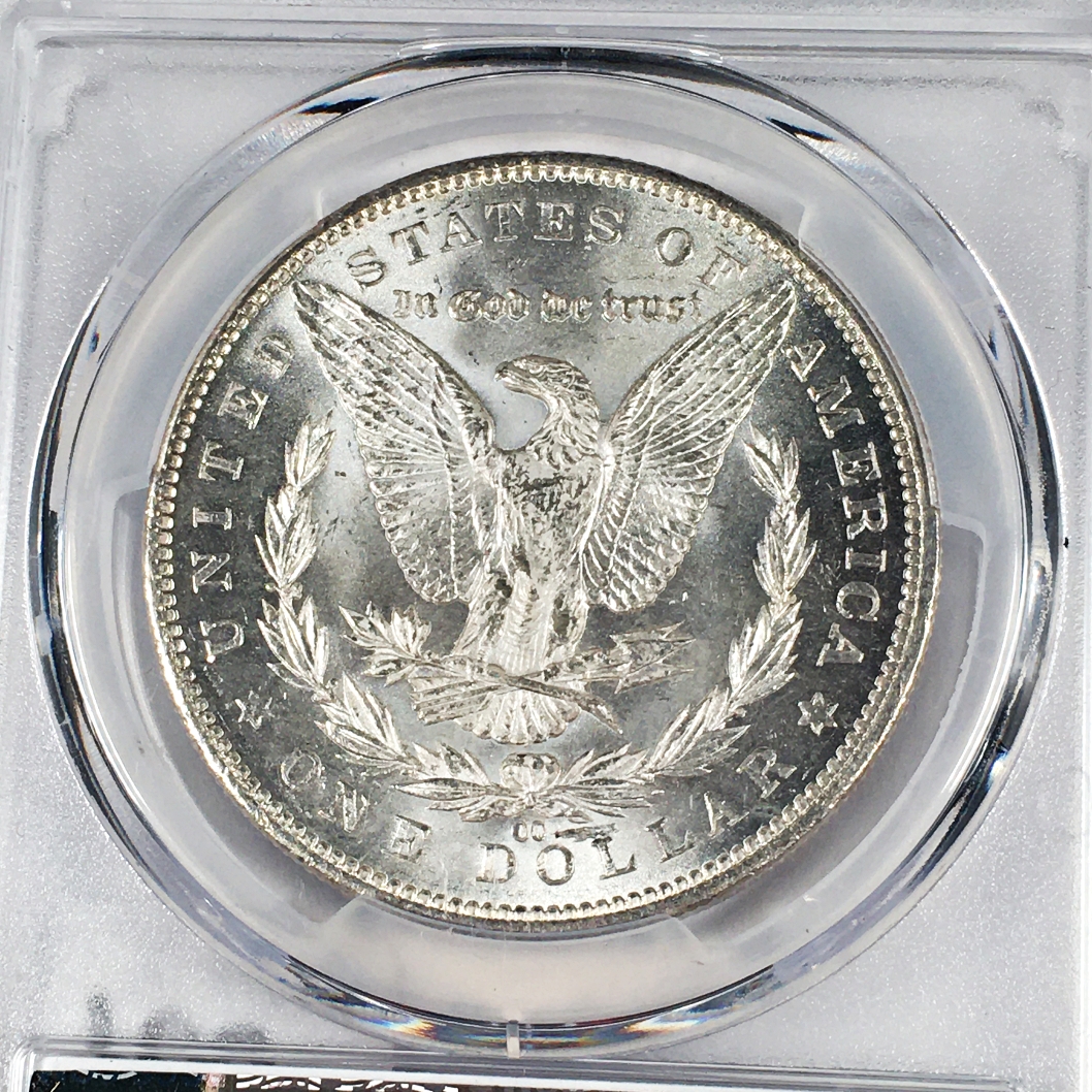 1891-CC Morgan Silver Dollar*Graded MS61 by PCGS*Gold Label | Property Room