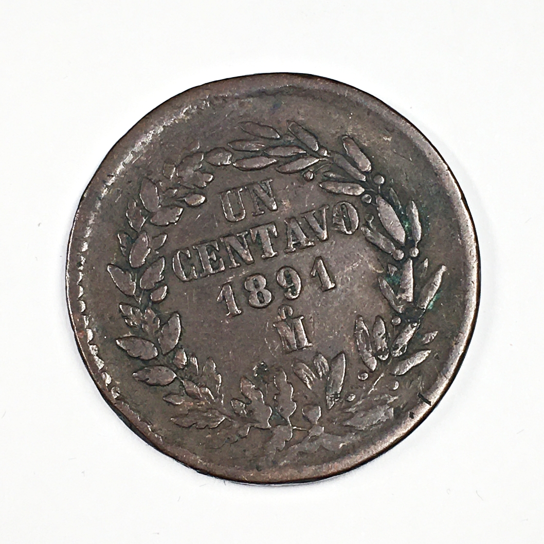 1891Mo Mexico One Centavo | Property Room