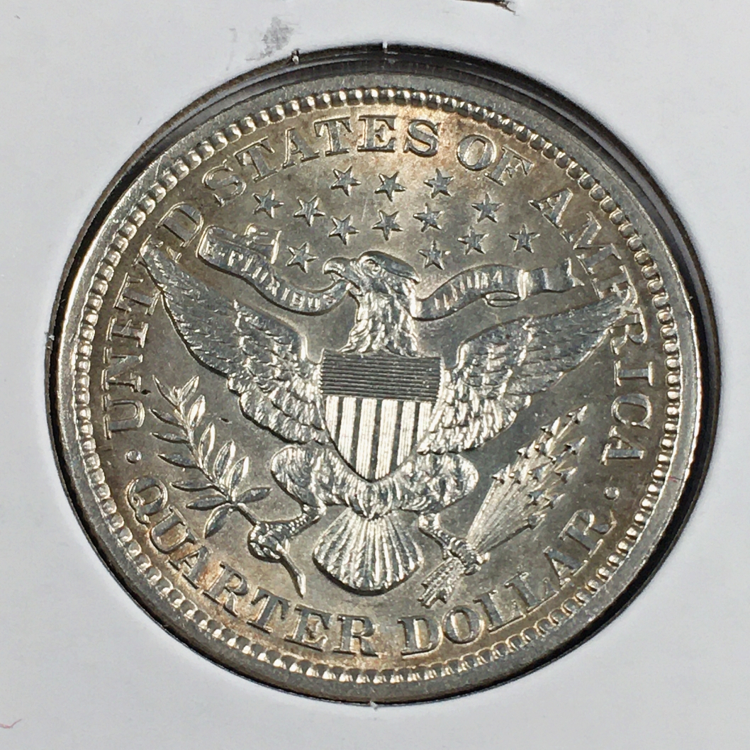 1892 Silver Barber Quarter*LIBERTY Fully Visible | Property Room