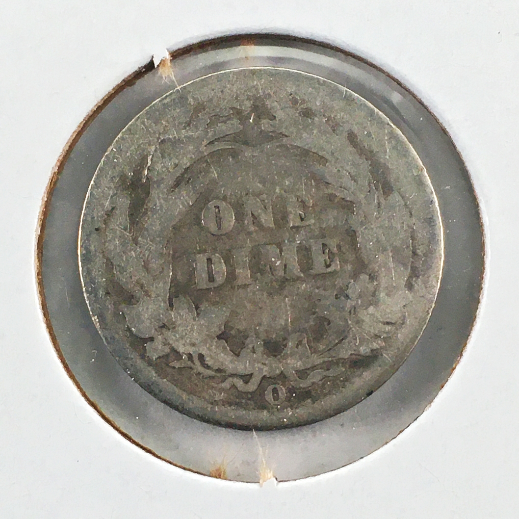 1892-O Silver Barber Dime*Struck at New Orleans Mint | Property Room
