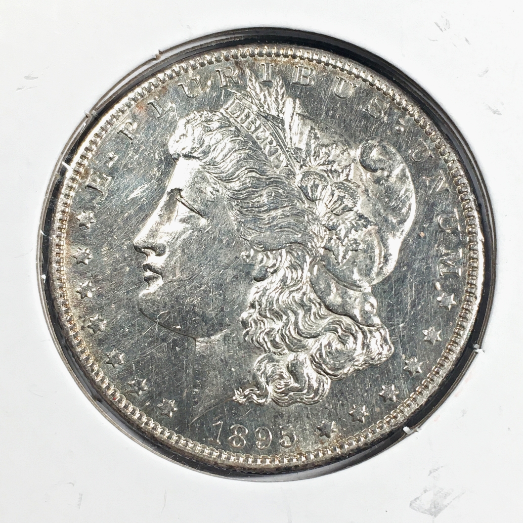 1895-S Morgan $1 Silver Dollar KEY DATE of SERIES RARE LOW MINTAGE ...