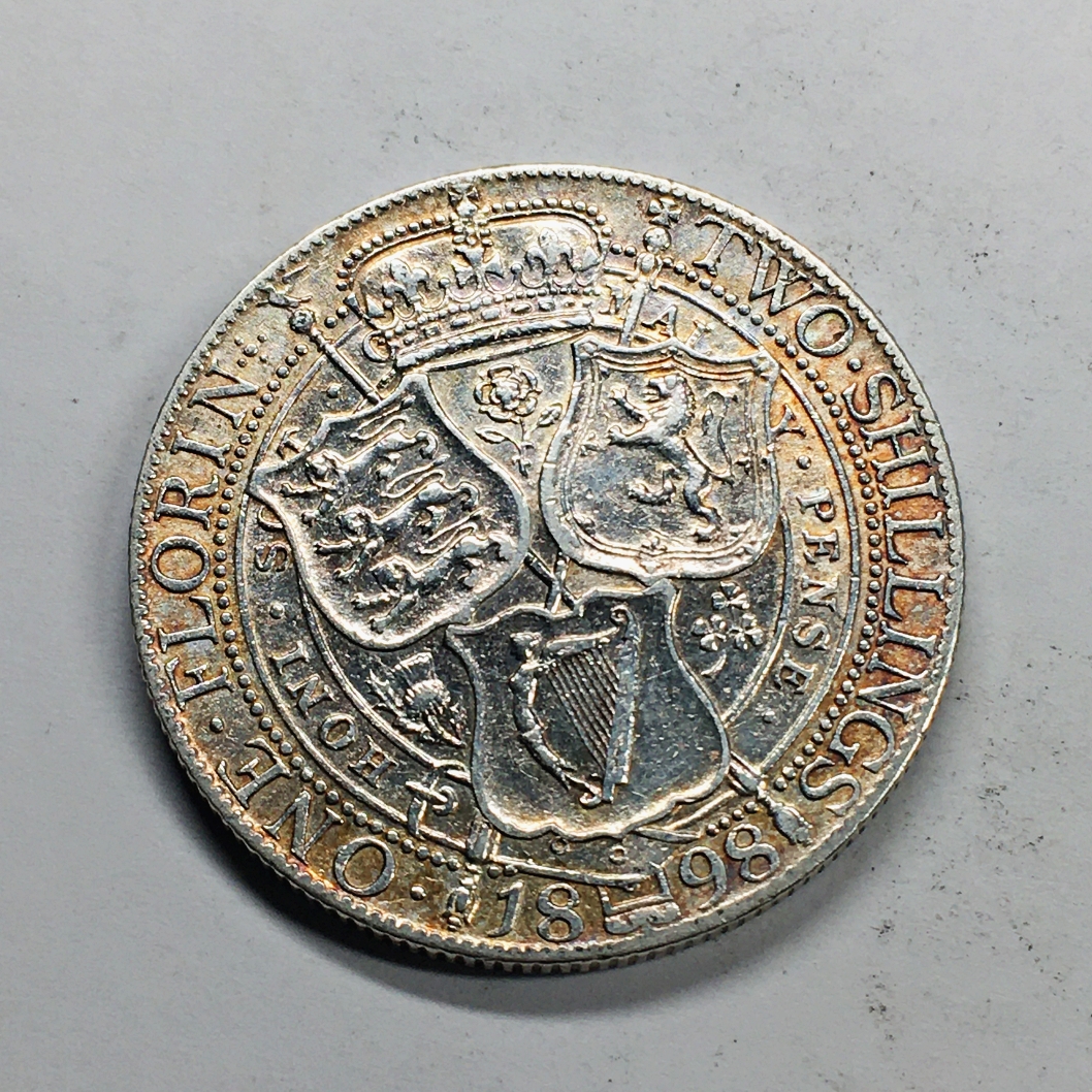 1898 GREAT BRITAIN VICTORIA SILVER FLORIN | Property Room