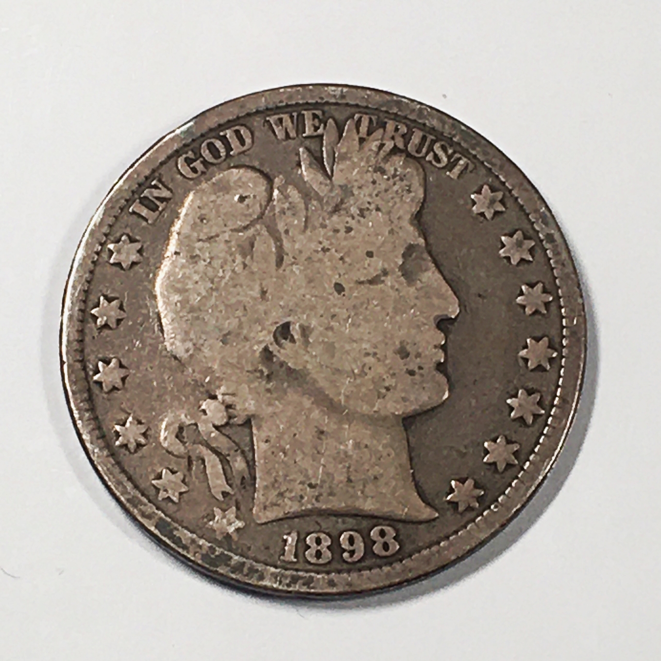 1898 Silver Barber Half Dollar | Property Room