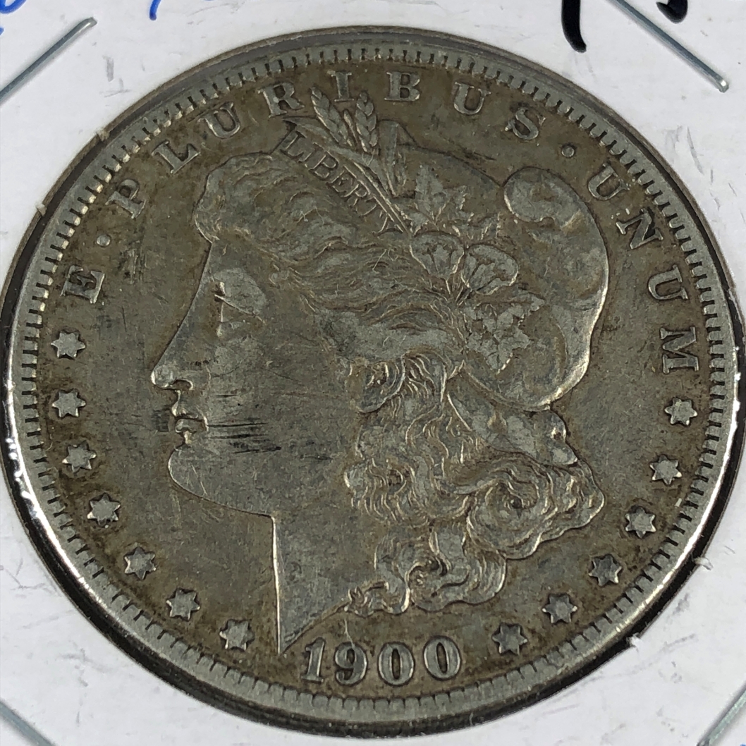 1900 O/CC Silver Morgan Dollar Over Mint Mark Error Carson City New ...