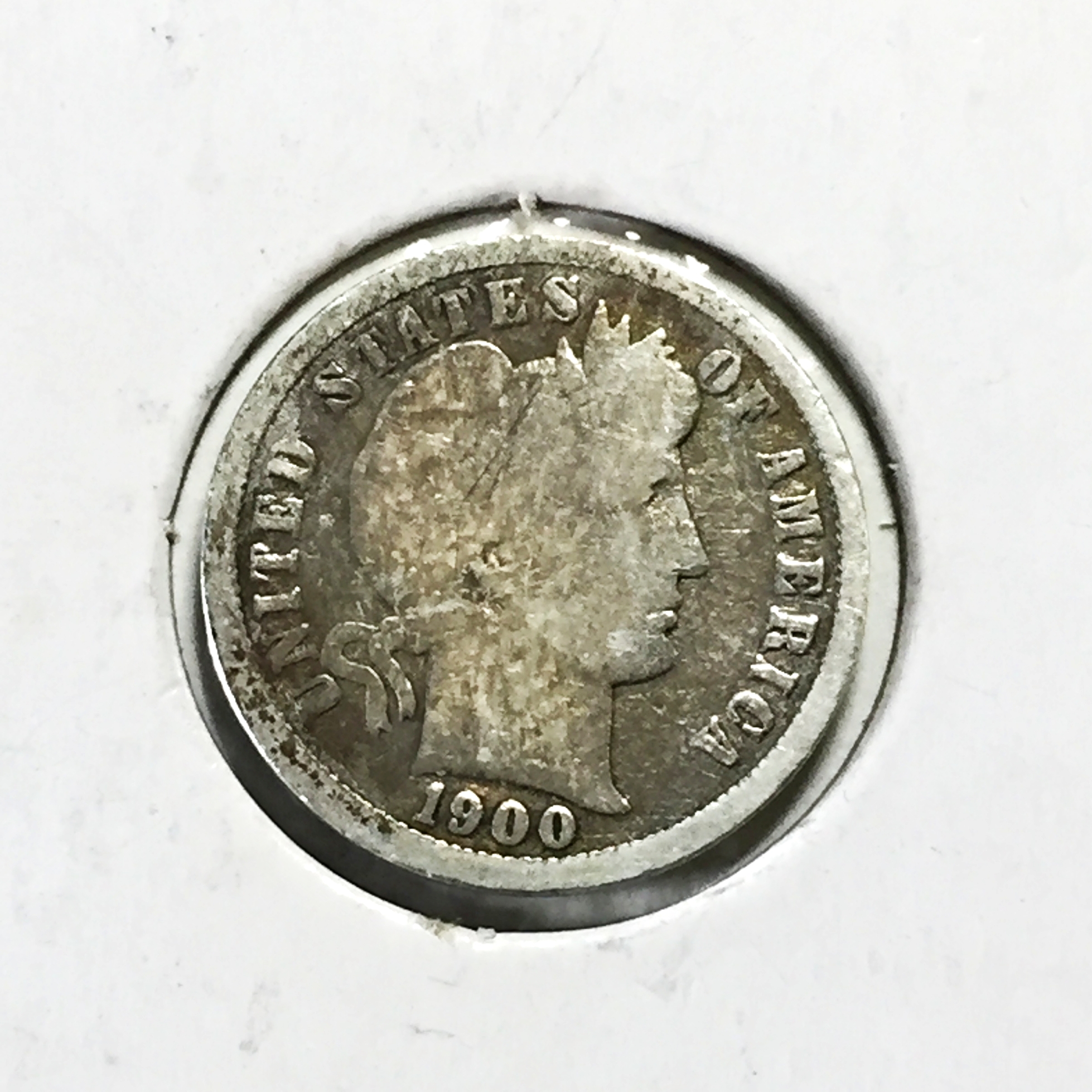 1900-O Silver Barber Dime*Struck at New Orleans | Property Room