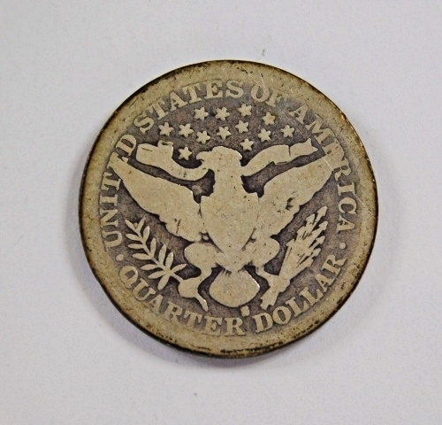 1900-S Silver Barber Quarter | Property Room