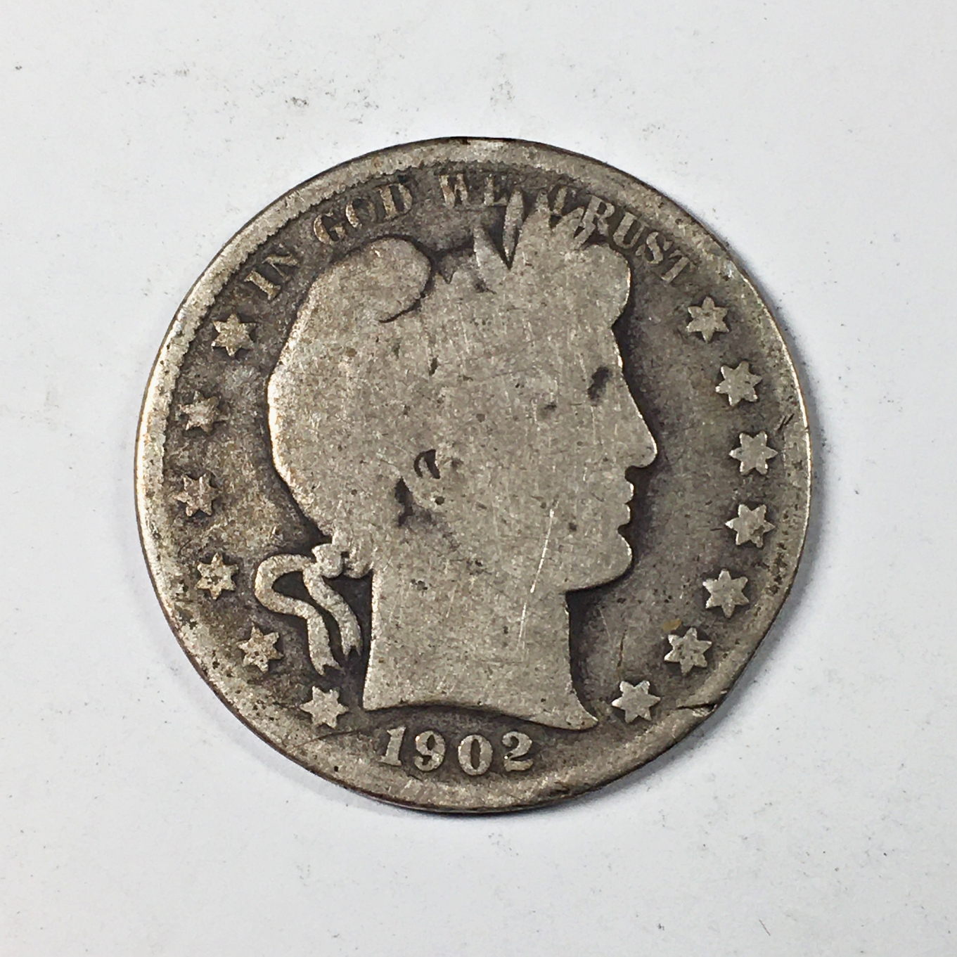 1902 Silver Barber Half Dollar | Property Room