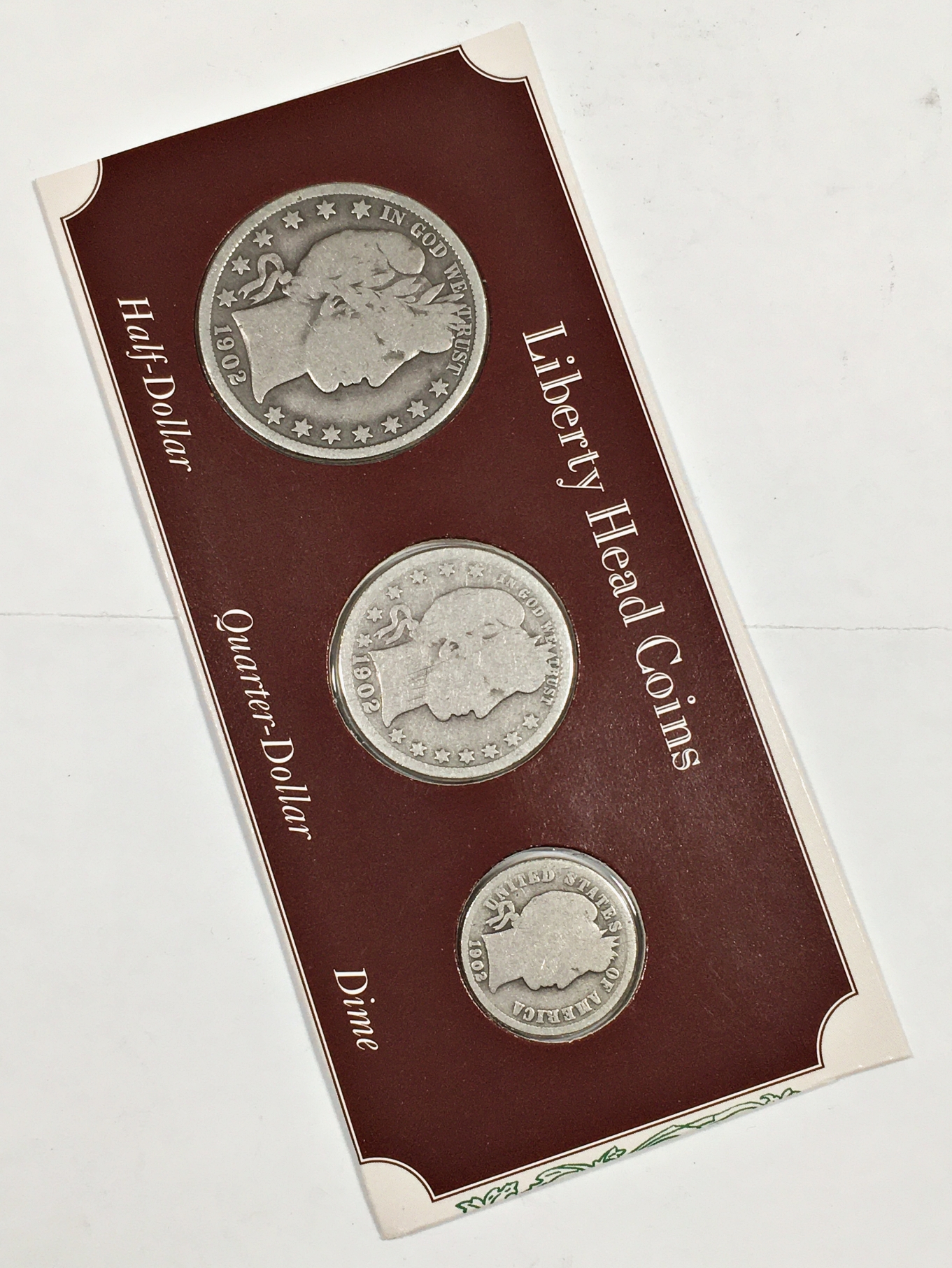 1902 Silver Barber Half Dollar, Quarter and Dime | Property Room