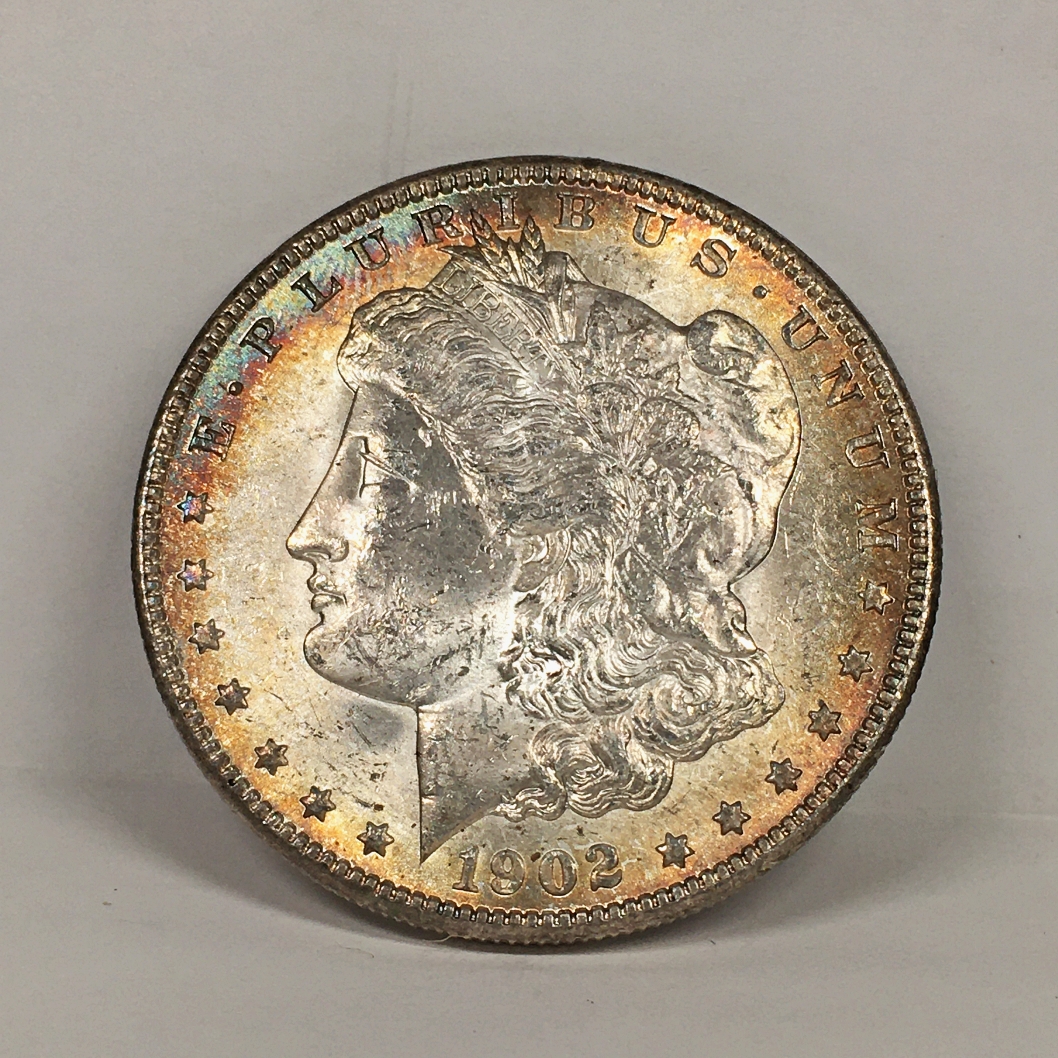1902-O Morgan Silver Dollar*Color!*Struck at New Orleans | Property Room