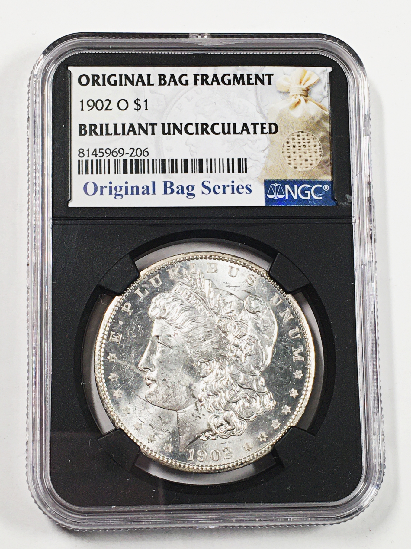 1902-O Morgan Silver Dollar*Graded Brilliant Uncirculated by NGC*Slab ...