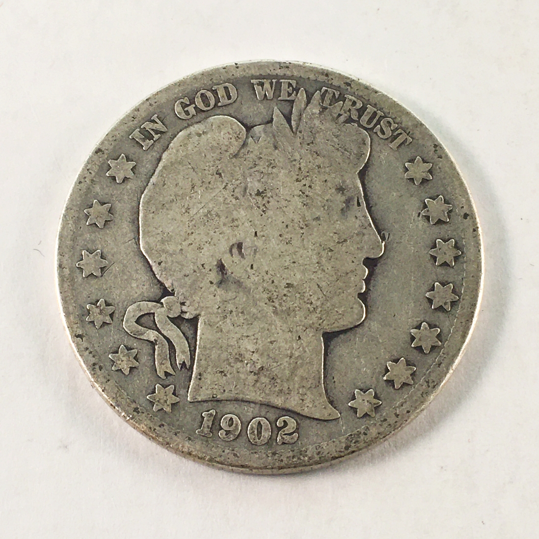 1902-O Silver Barber Half Dollar*Struck at New Orleans Mint | Property Room