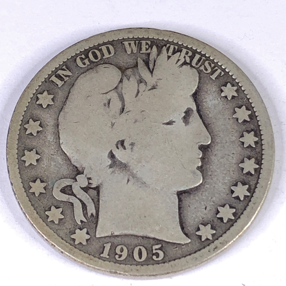 1905-O Silver Barber Half Dollar*Struck at New Orleans | Property Room