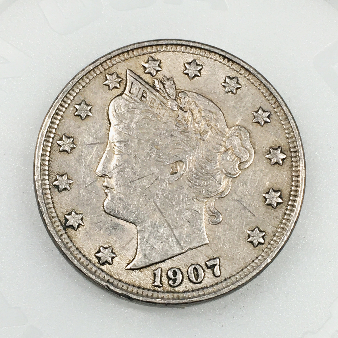 1907 Liberty Head "V" Nickel*LIBERTY Fully Visible*Higher Grade ...
