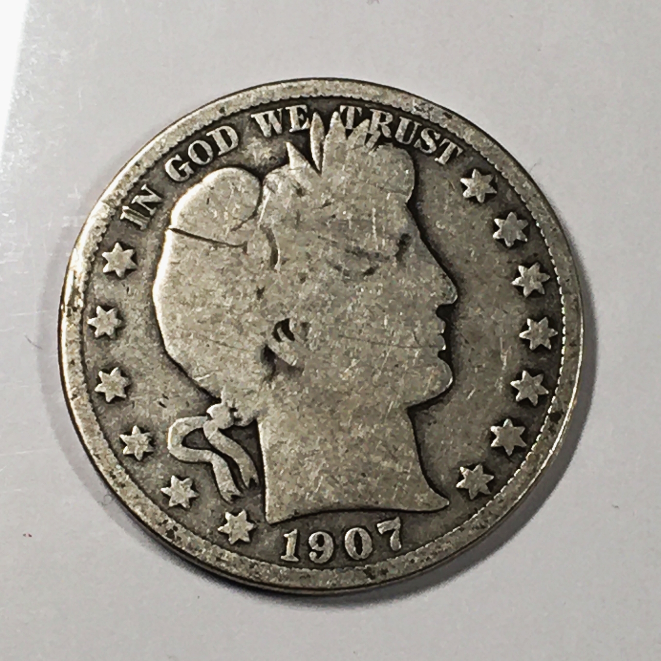 1907 Silver Barber Half Dollar | Property Room