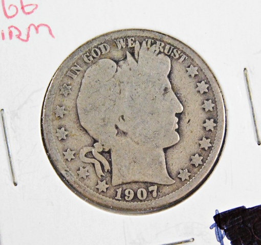 1907-O Silver Barber Half Dollar*Struck at New Orleans | Property Room