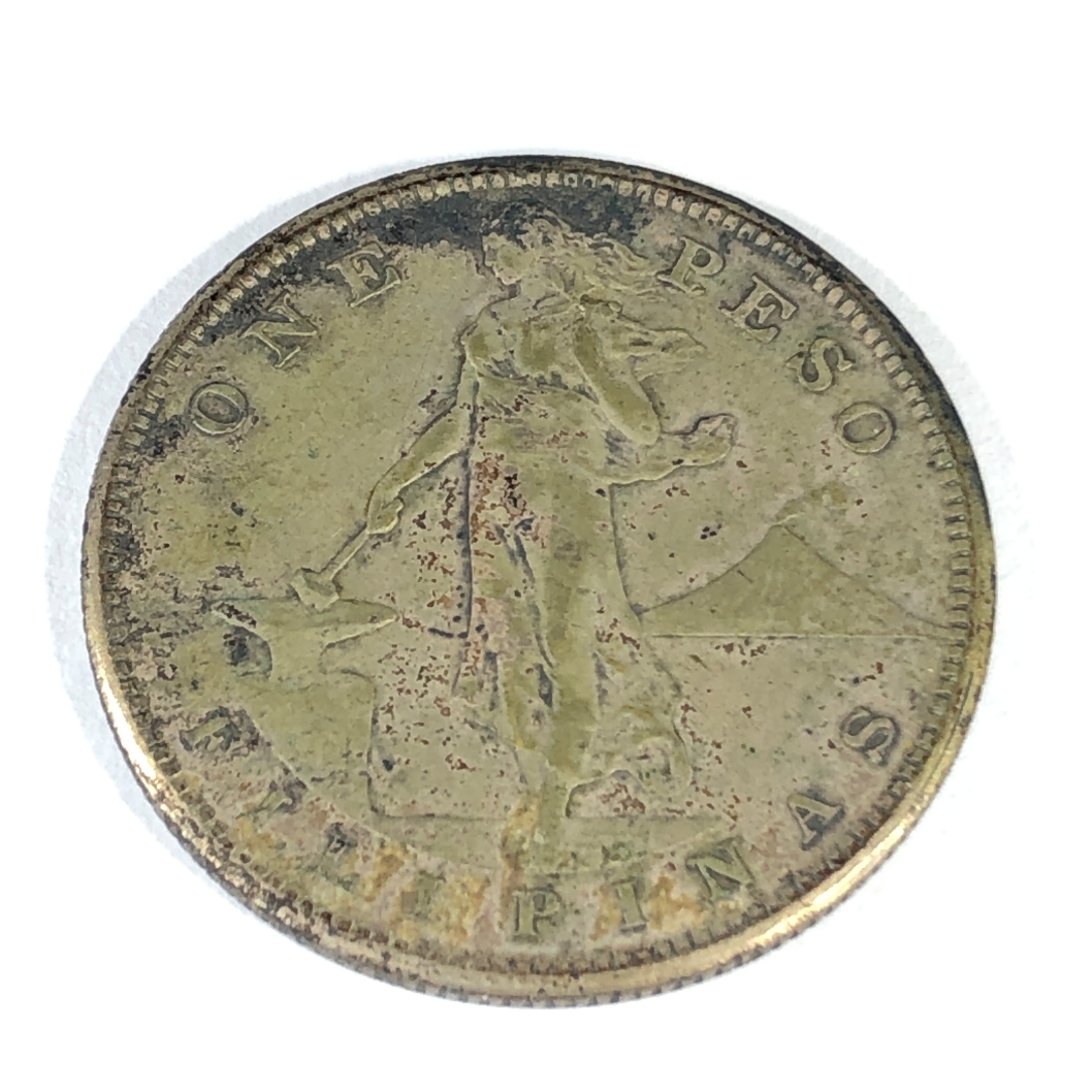 1908 Philippines Silver Pesos Coin Minted in San Francisco by the ...