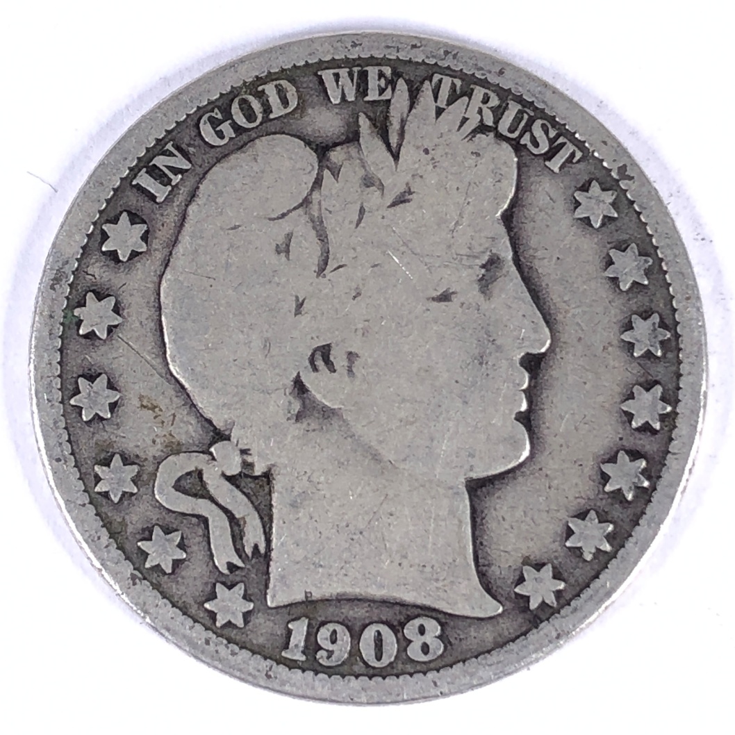 1908-O Silver Barber Half Dollar*Struck at New Orleans | Property Room