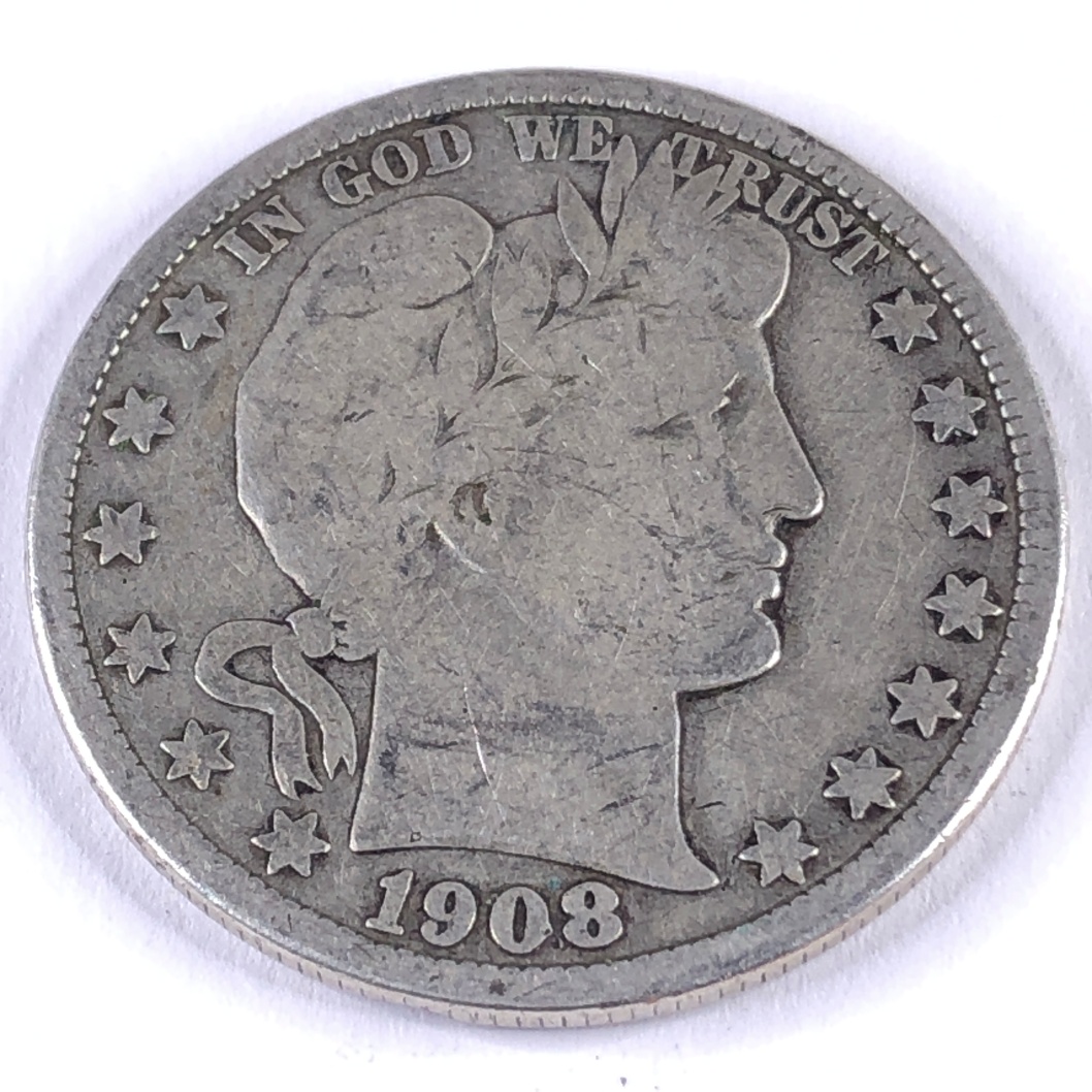 1908-O Silver Barber Half Dollar*Struck at New Orleans | Property Room
