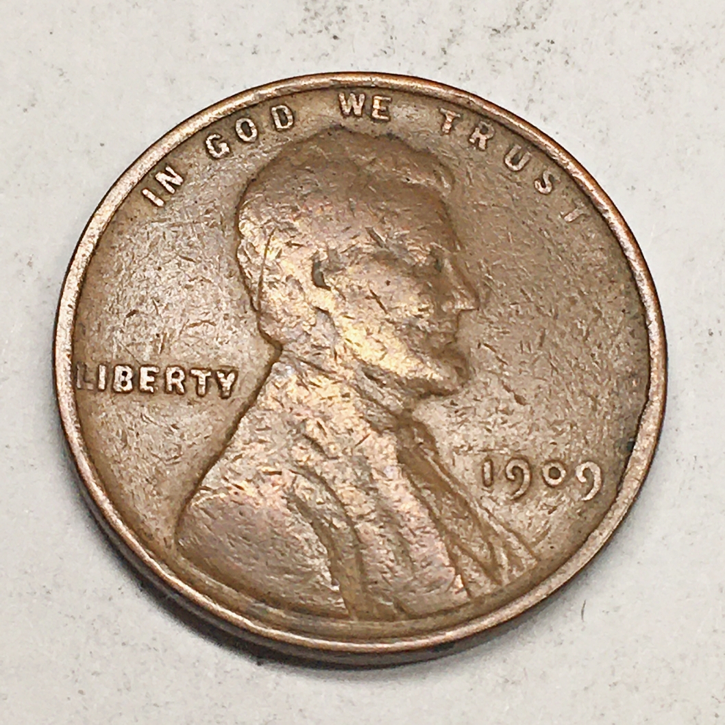 1909 Lincoln Head Wheat Cent | Property Room