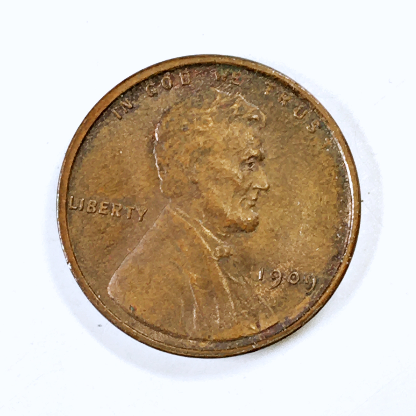 1909 VDB Lincoln Head Cent*Better Grade*Only Year Issued | Property Room