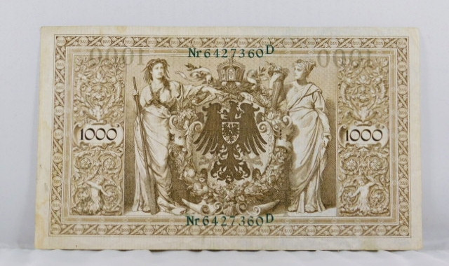 1910 Germany Reichsbanknote 1000 Mark Note | Property Room