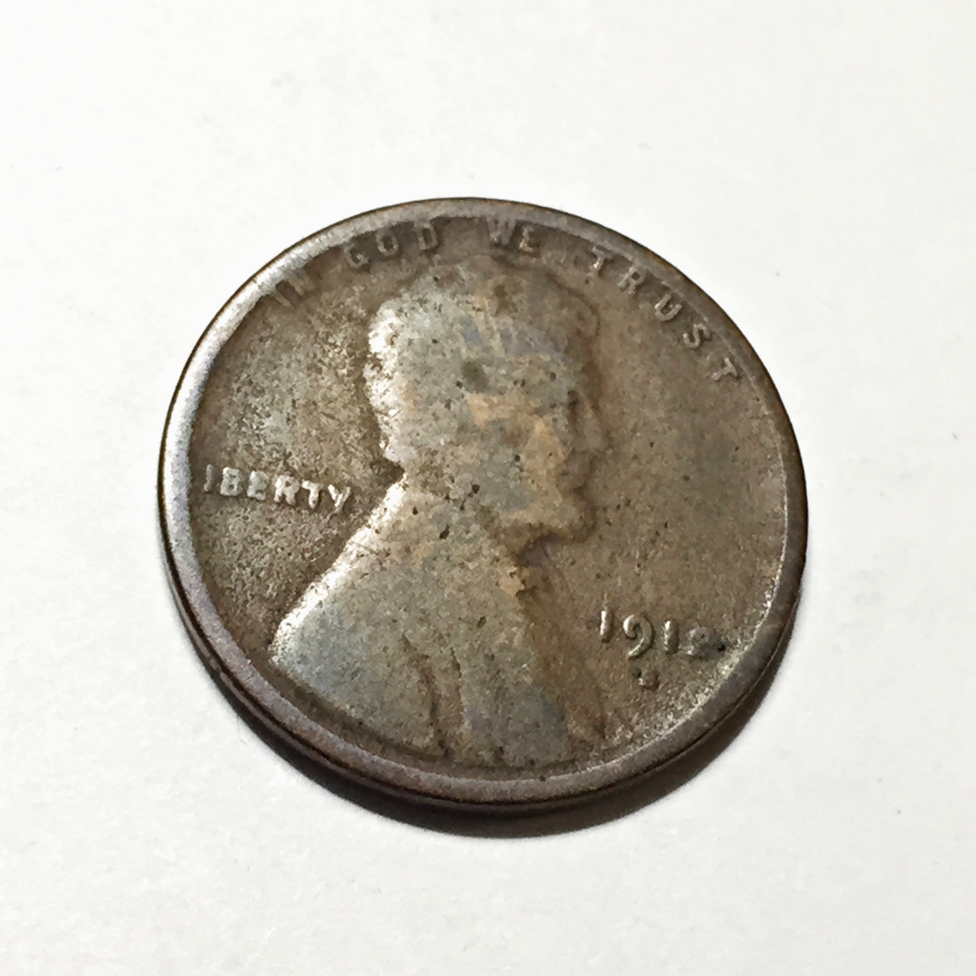 1912-S Lincoln Head Wheat Cent | Property Room