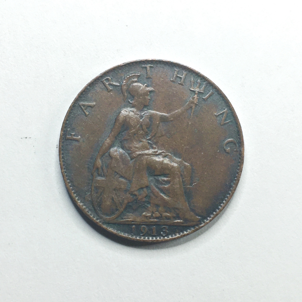 1913 Great Britain Farthing*King George V | Property Room