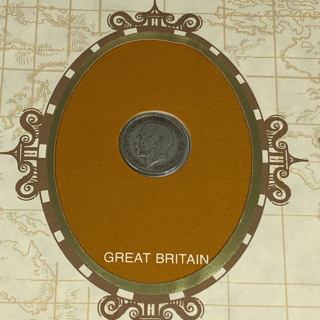 1913 Great Britain Silver 3 Pence*One Commemorative Stamp*On FDC for ...