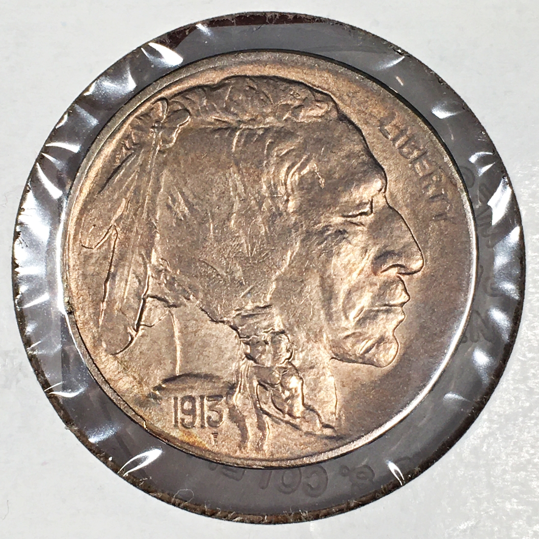 1913-D Type II Buffalo Nickel*High Grade with Full Horn*First Year of ...
