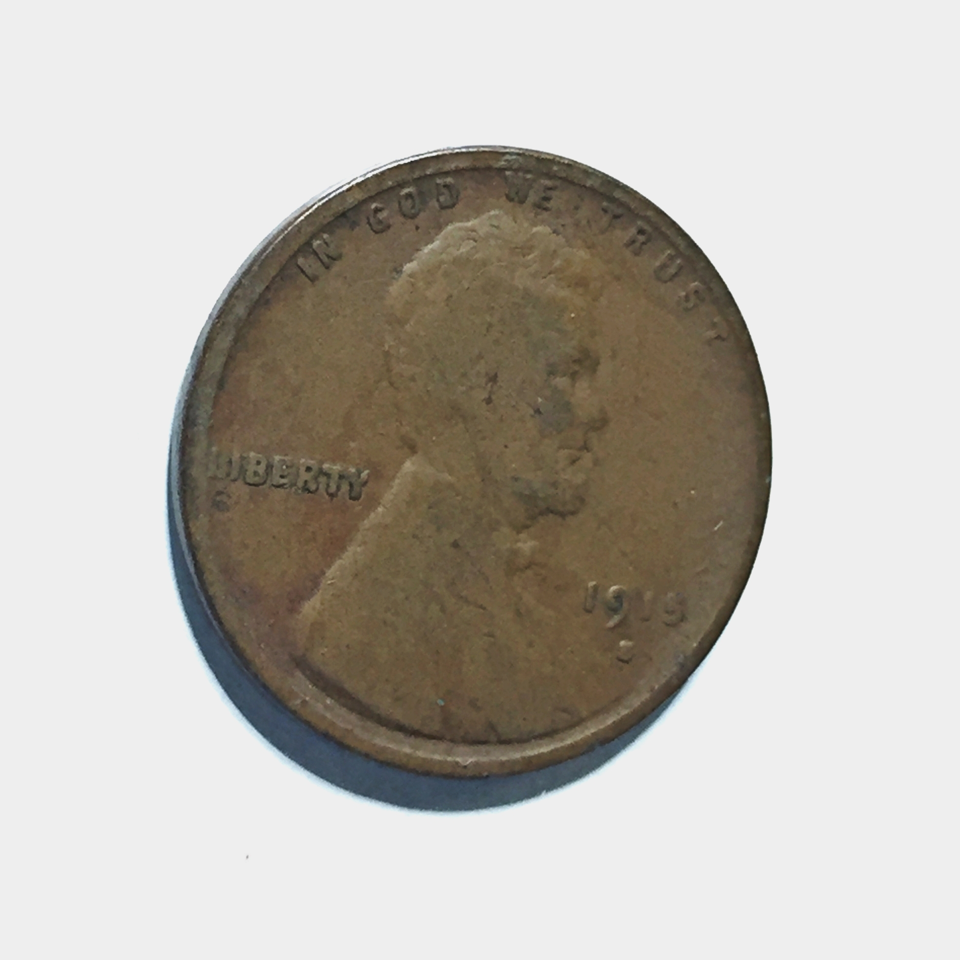 1915-S Lincoln Head Wheat Cent | Property Room