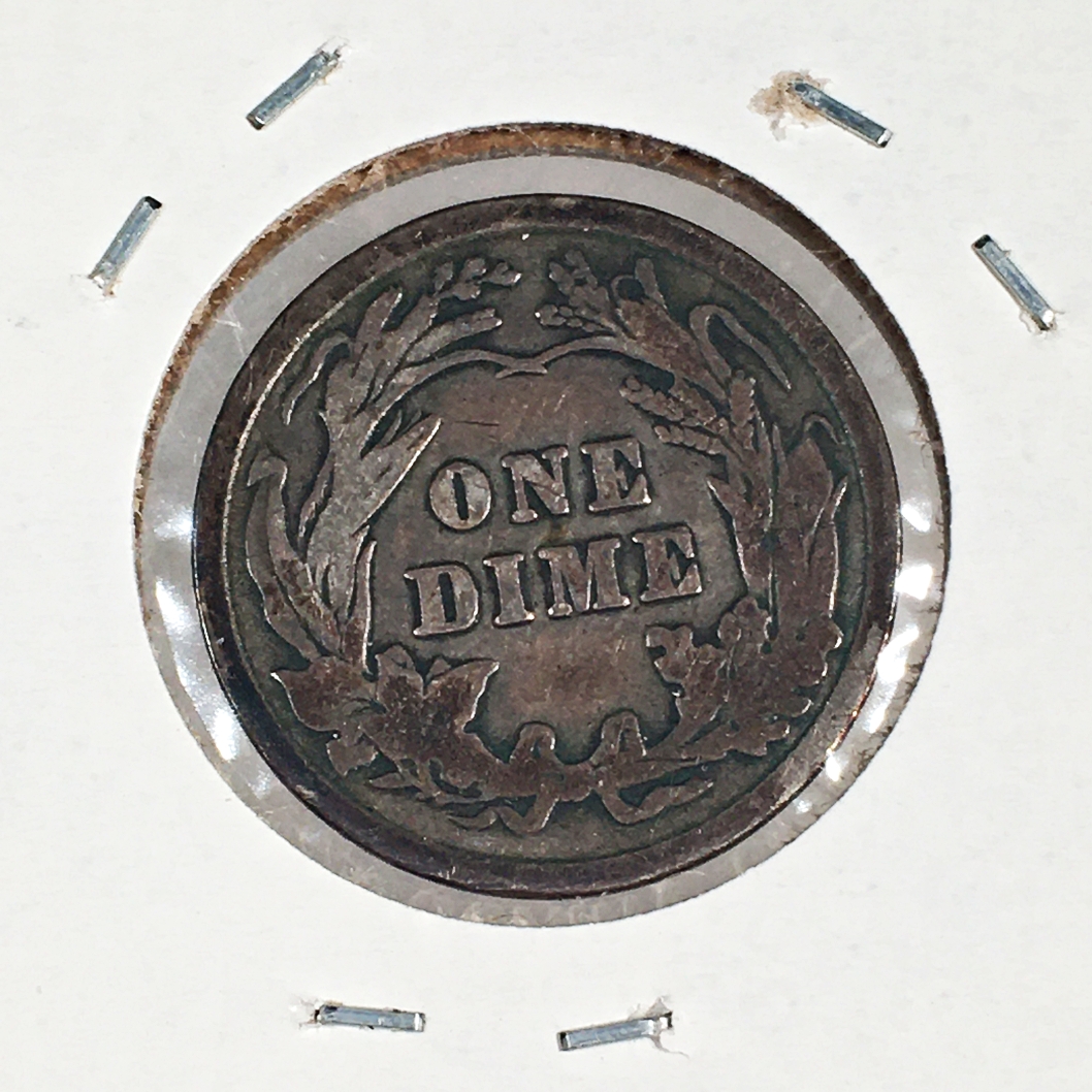 1916 Silver Barber Dime*Last Year of Issue | Property Room
