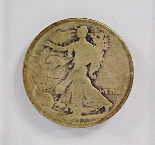 1917 Silver Walking Liberty Half Dollar | Property Room