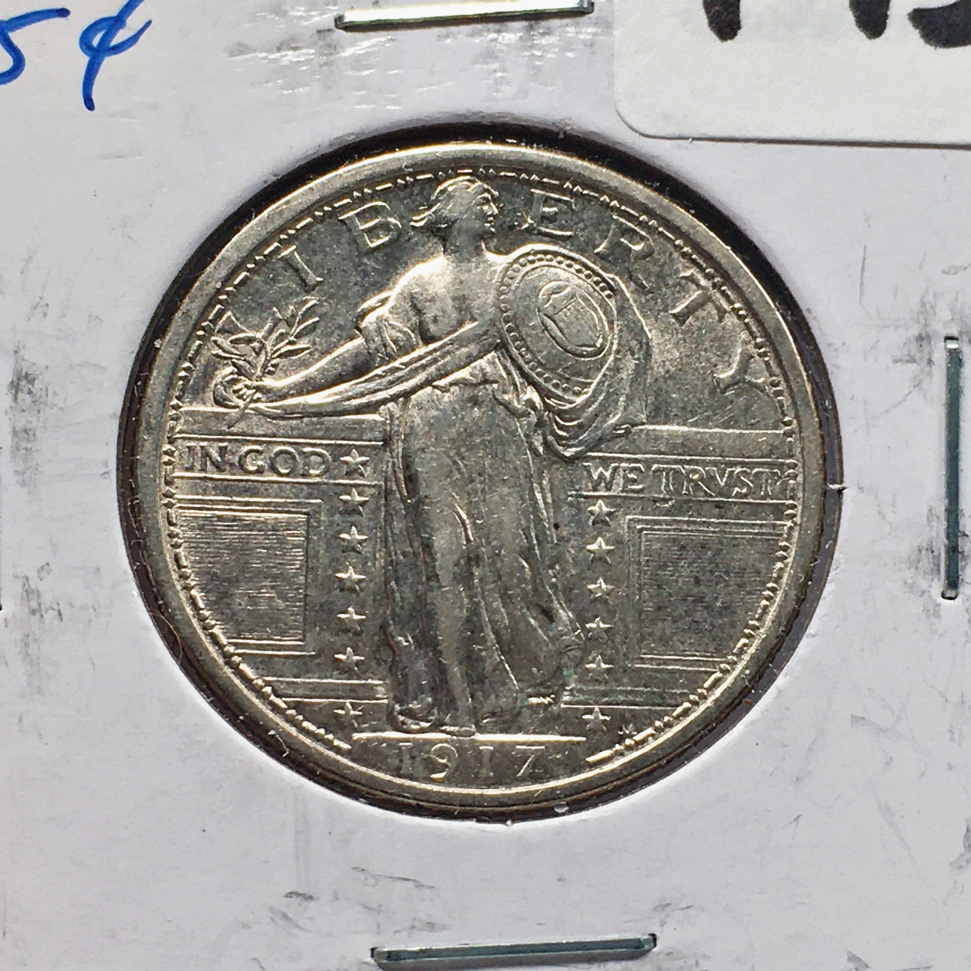 1917 Ty 1 Silver Standing Liberty Quarter | Property Room