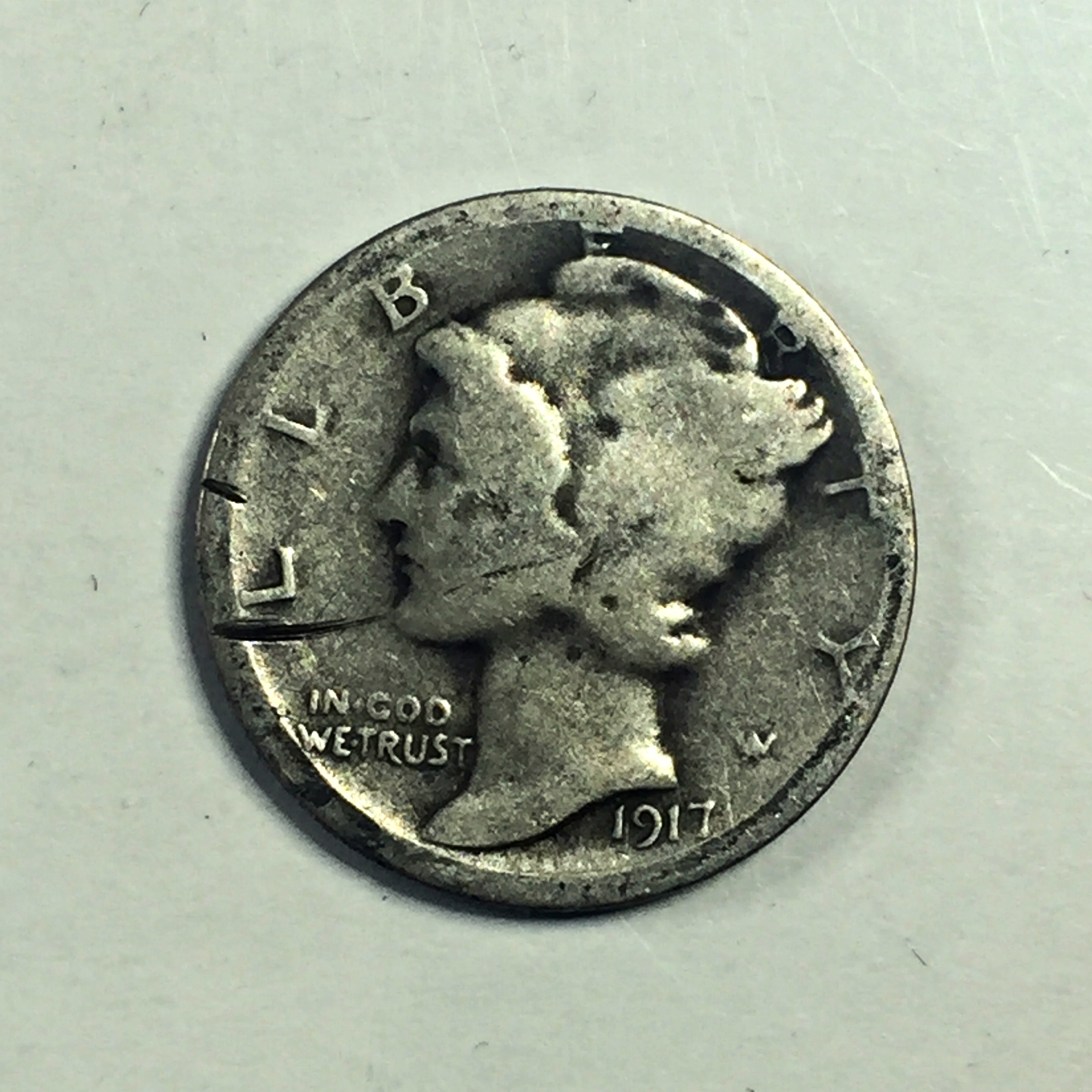 1917-S Silver Mercury Head Dime | Property Room