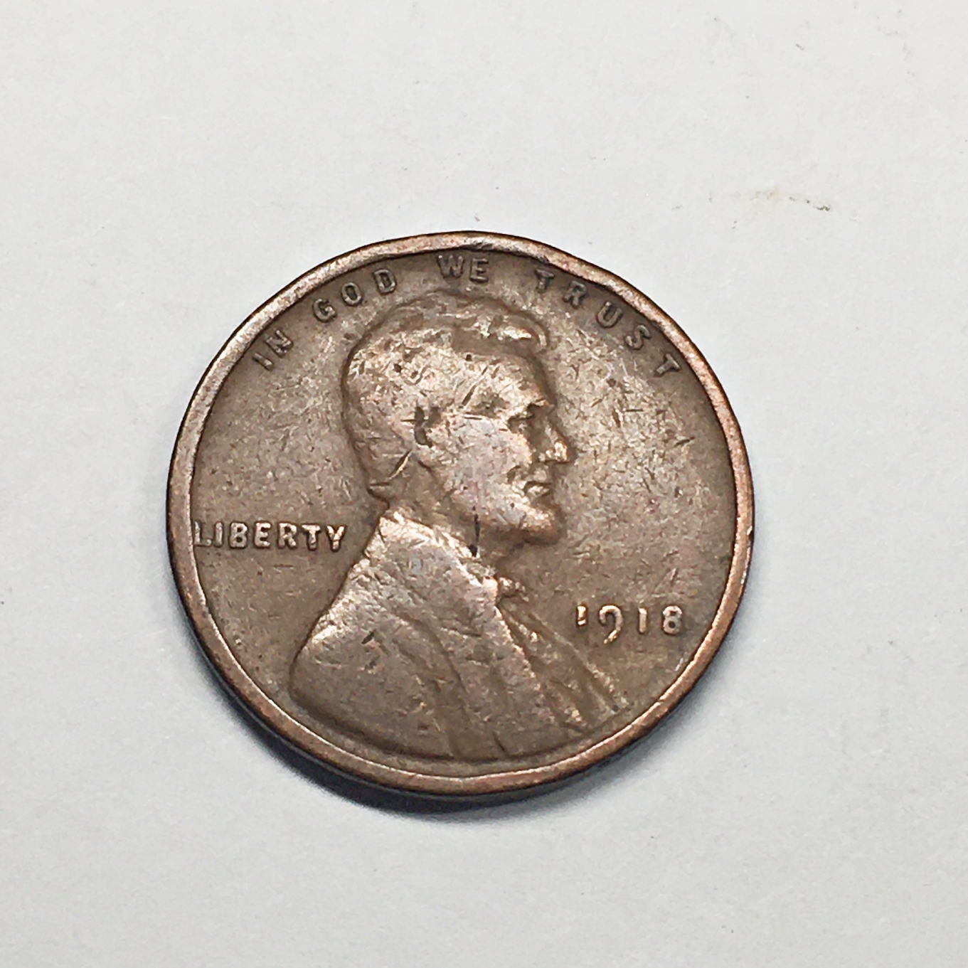 1918 Lincoln Head Wheat Cent | Property Room