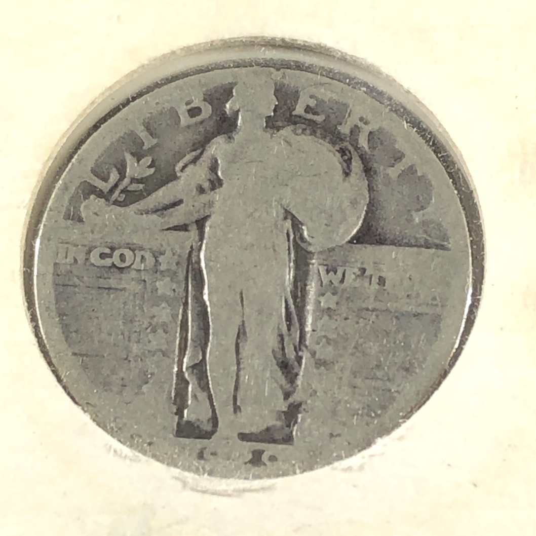 1920 Silver Standing Liberty Quarter | Property Room