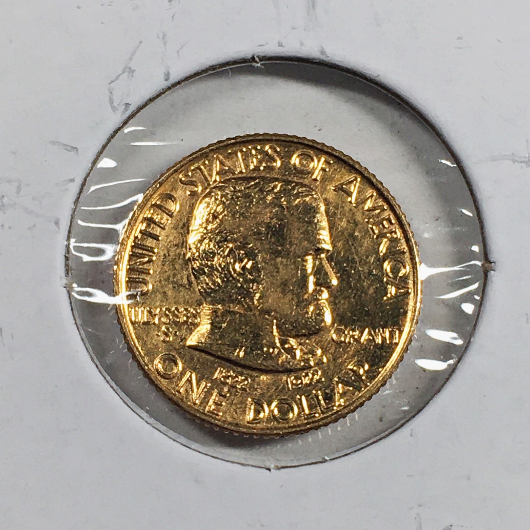 1922 $1 Ulysses Grant Gold Commemorative Low Mintage! | Property Room
