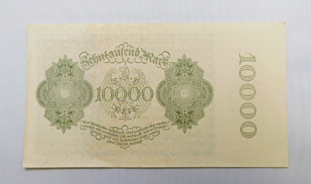 1922 German Reichsbanknote Pre-Hyper Inflation Crisp High-Grade Note ...