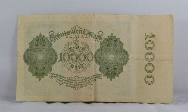 1922 Germany 10,000 Marks Bank Note | Property Room