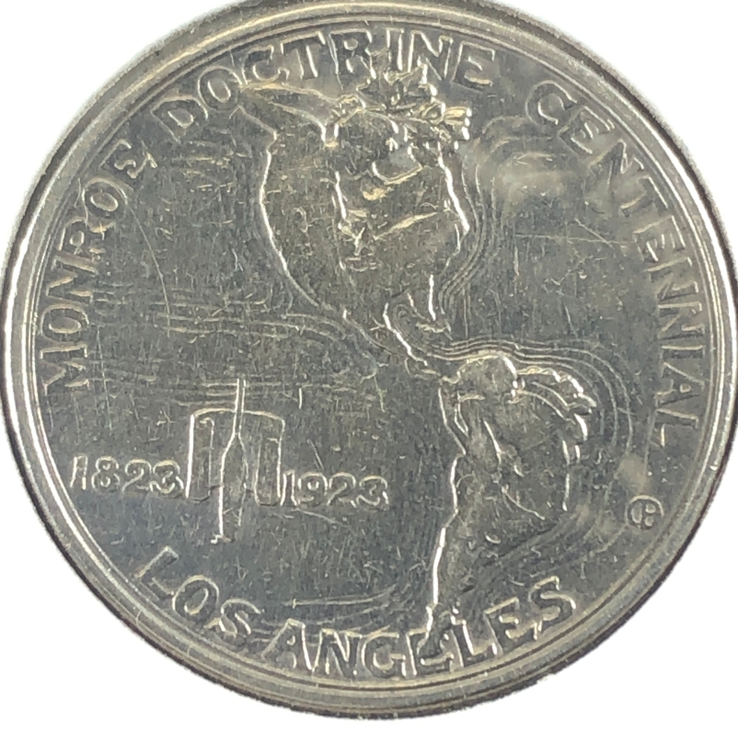1923 S Silver Monroe Commemorative Half Dollar | Property Room