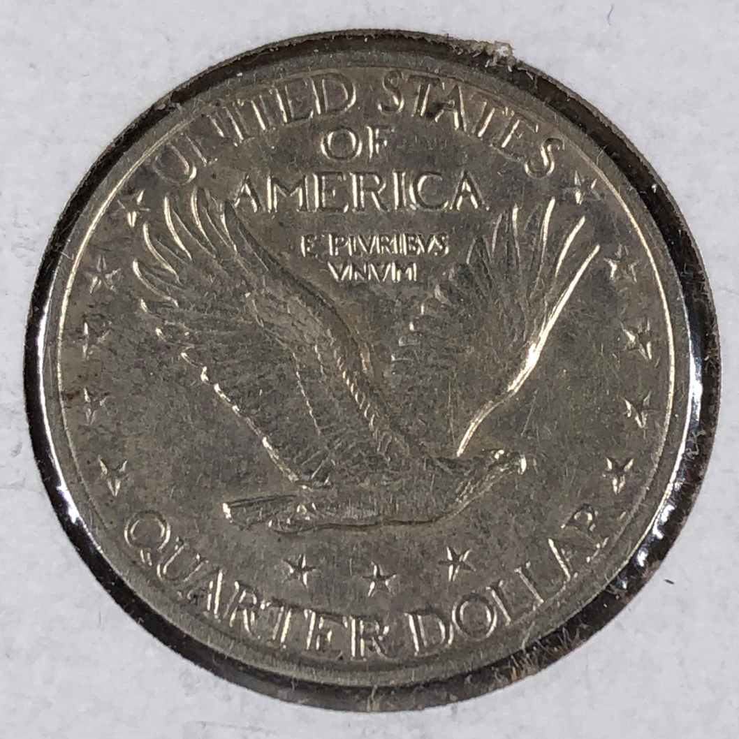 1923 Silver Standing Liberty Quarter*High Grade | Property Room