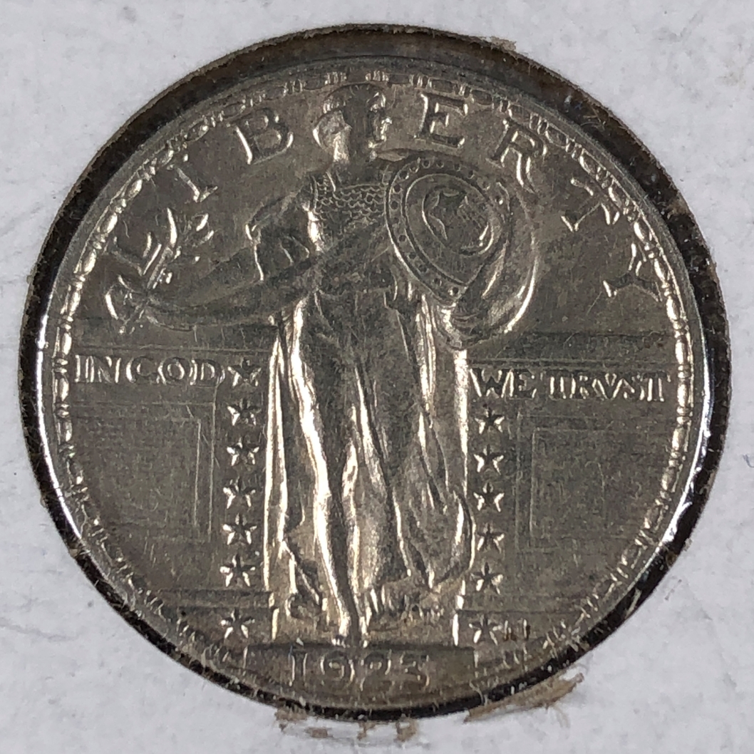 1923 Silver Standing Liberty Quarter*High Grade | Property Room