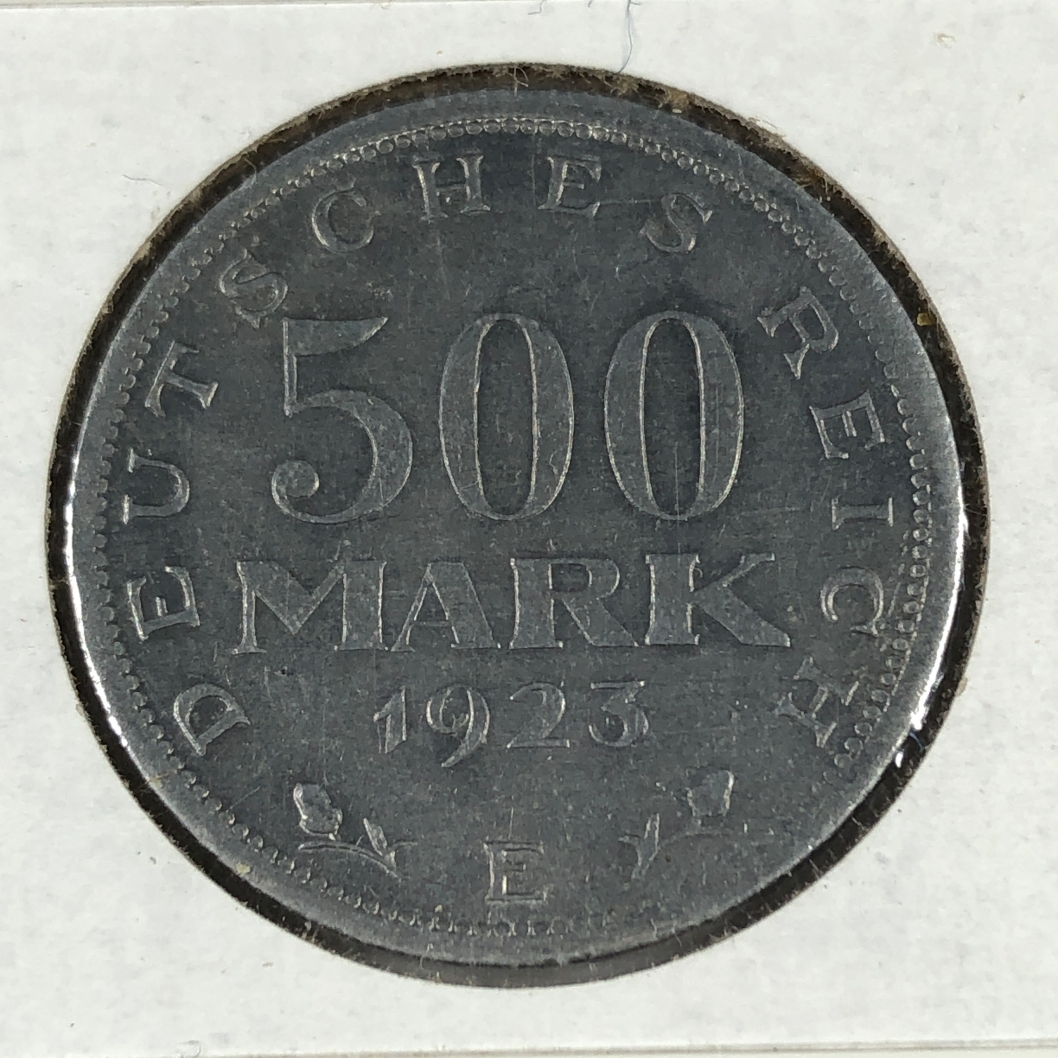 1923E Germany (Weimar Republic) 500 Mark*High Grade | Property Room