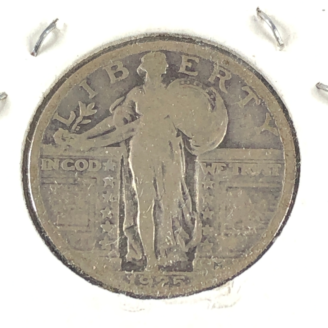 1925 Silver Standing Liberty Quarter | Property Room
