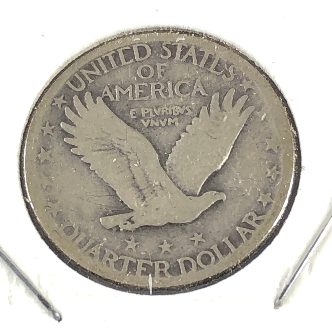 1925 Silver Standing Liberty Quarter | Property Room