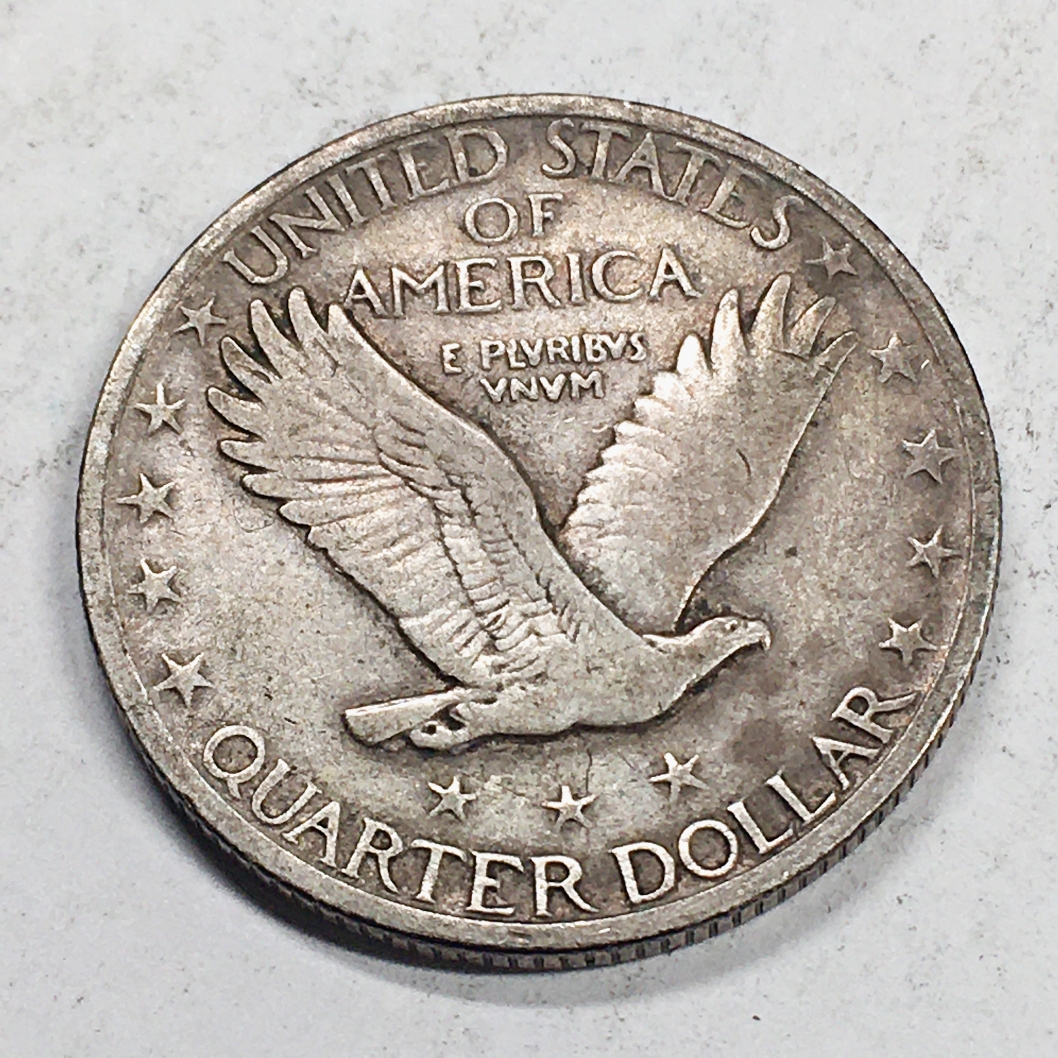 1925 Silver Standing Liberty Quarter | Property Room