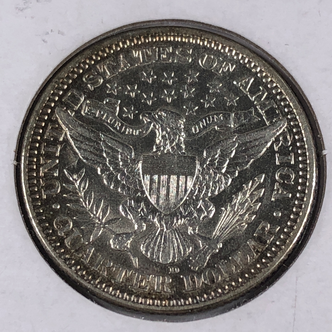 1926 Denver Minted Silver Barber Quarter Type Coin *High Grade ...