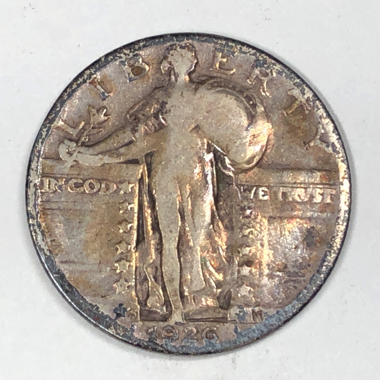 1926 San Francisco Silver Standing Liberty Quarter | Property Room